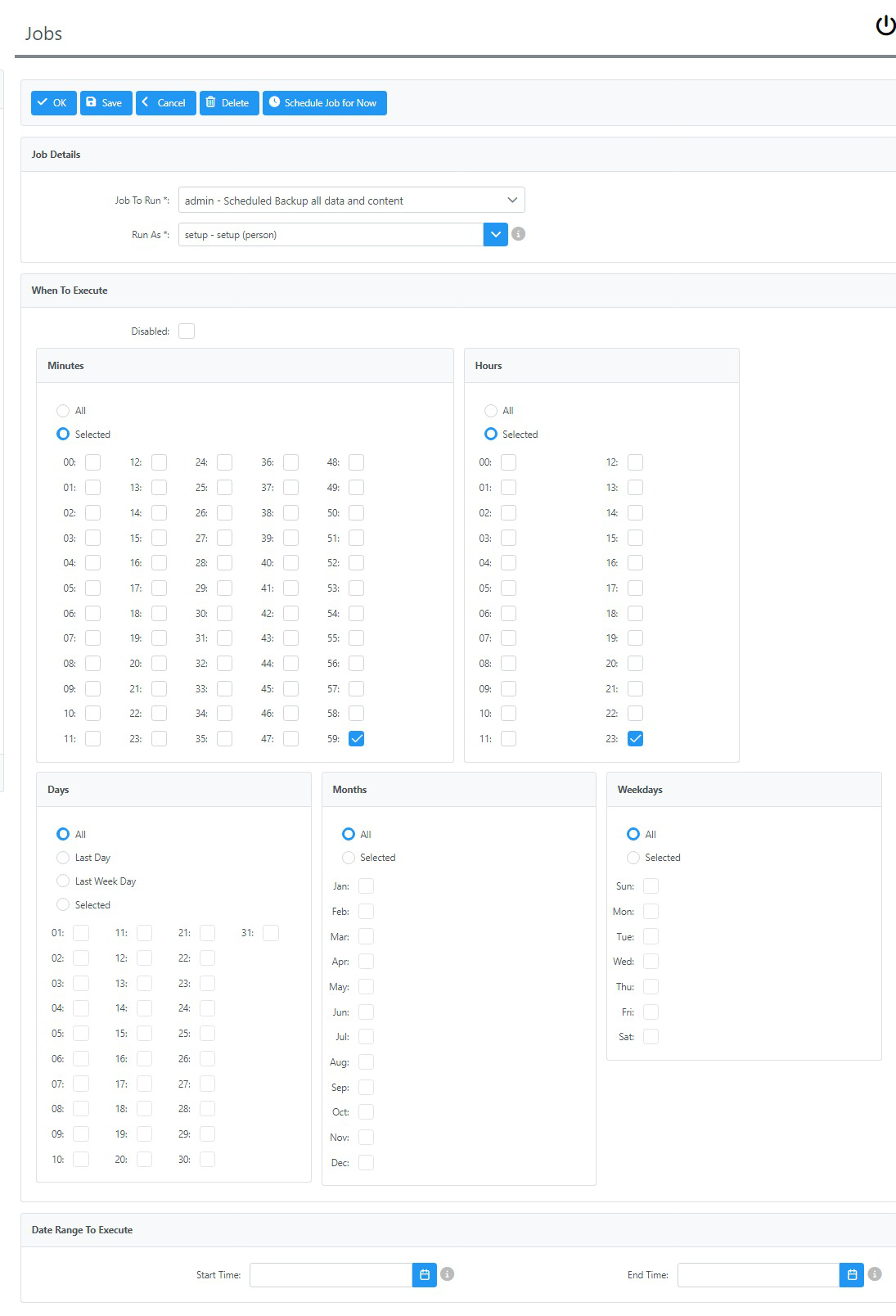 Backup And Restore Skyve User Guide